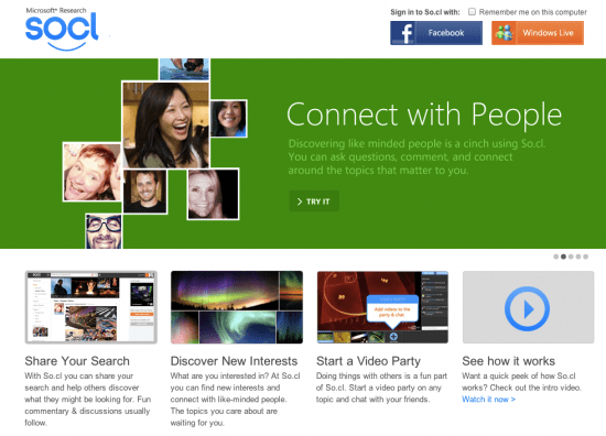 Microsoft quietly launches its So.cl social network | Smart Insights