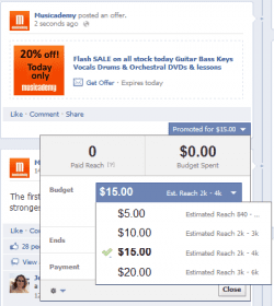 How to use Facebook Offers | Smart Insights