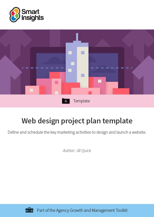 Web Design Project Plan Template Smart Insights