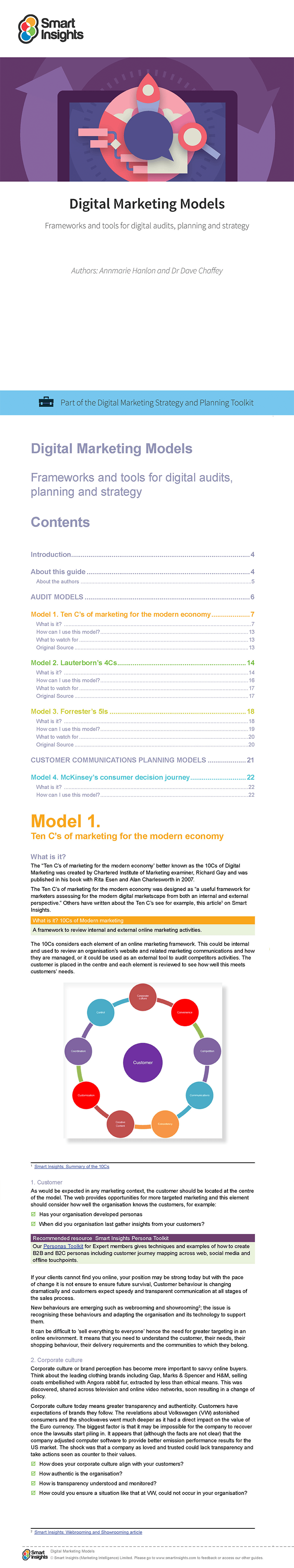 Digital Marketing Models Guide | Smart Insights
