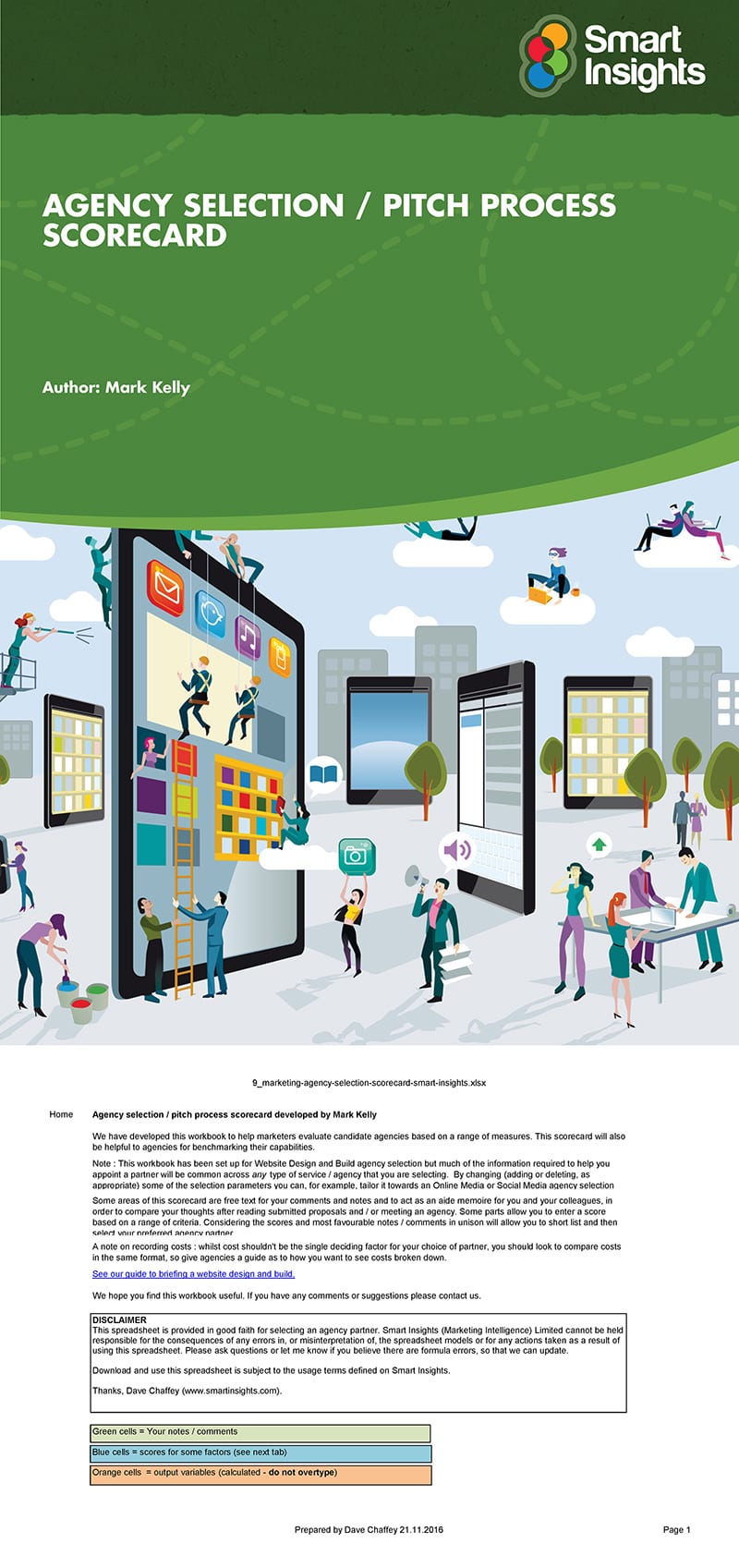 The marketing agency capabilities review matrix [Strategic plan framework]