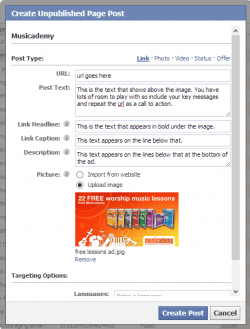 How and why to create a "Dark Post" in Facebook | Smart Insights