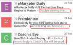 4 ways to use a preheader in your marketing emails | Smart Insights