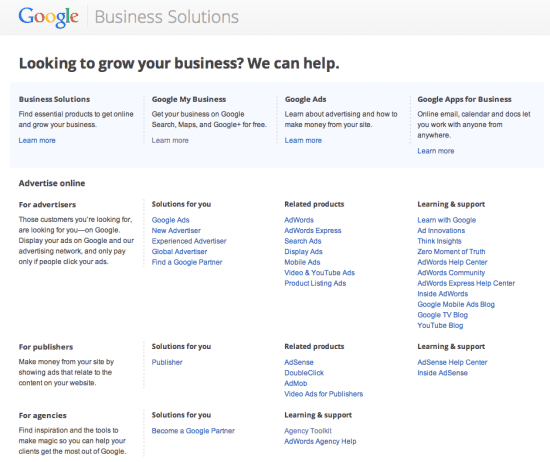 Google's new unified interface for business services [Smart Insights ...