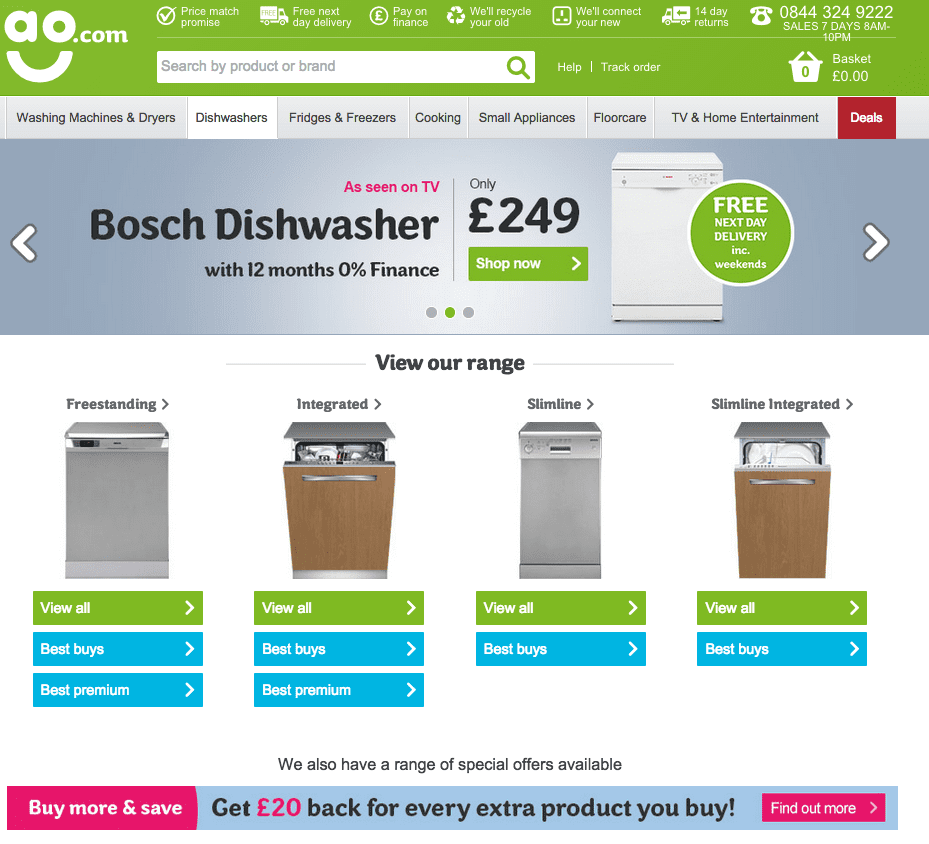The Perfect Product category page | Smart Insights