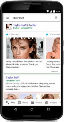 Google now integrating Twitter into its search results