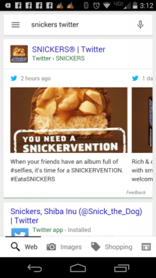 Google now integrating Twitter into its search results
