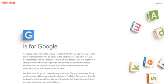 The People Behind Google's New 'Alphabet' brand [@SmartInsights alert ...