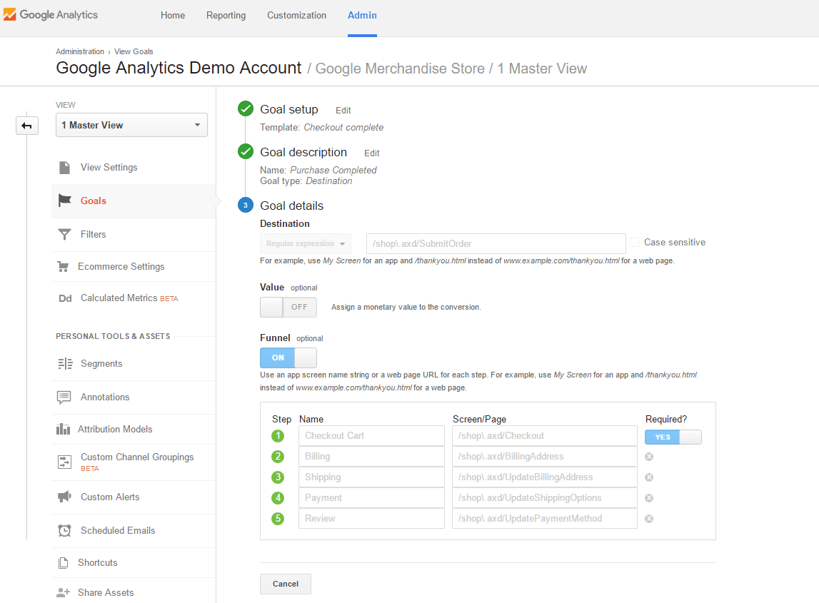 How to set-up a Google Analytics demo account | Smart Insights
