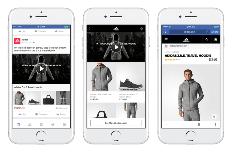 How to use Facebook's new ad format 'Collection' | Smart Insights