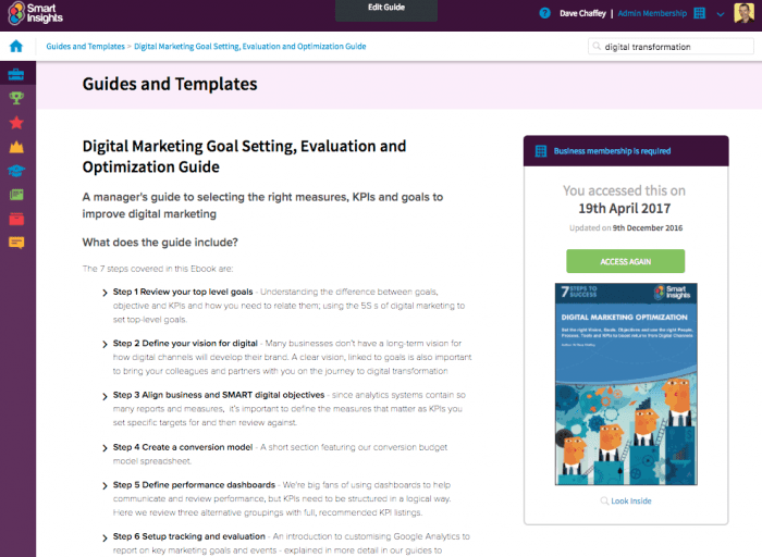 What's new in our upgraded members' area? A guide to the 5 main new ...
