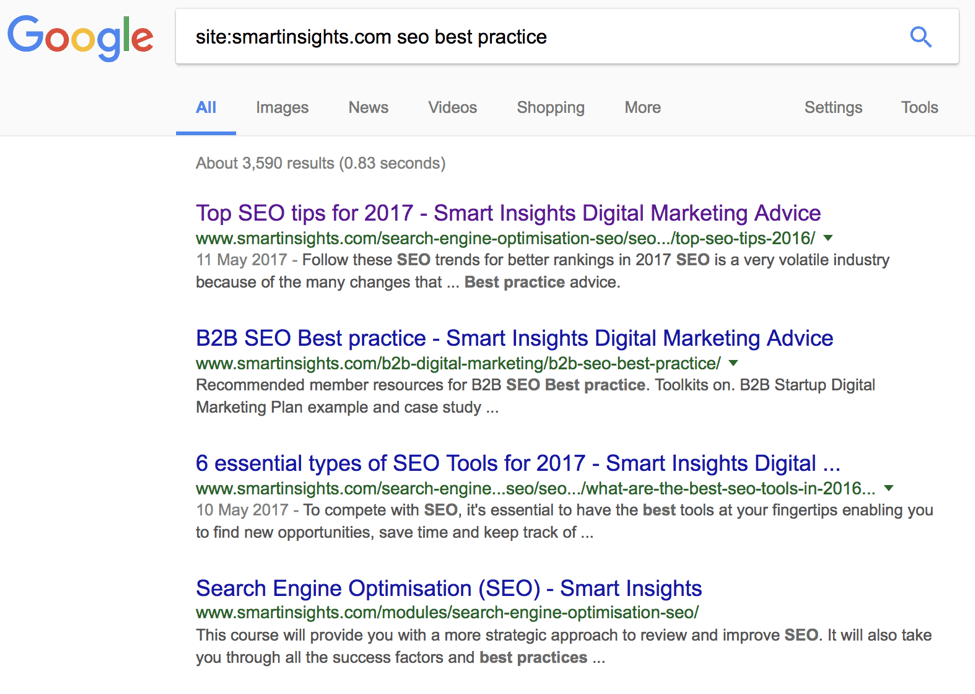 Learn to build internal links for improved SEO | Smart Insights