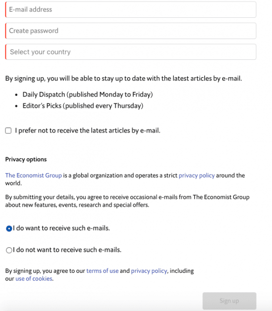 GDPR: Example privacy policies and consent forms | Smart Insights