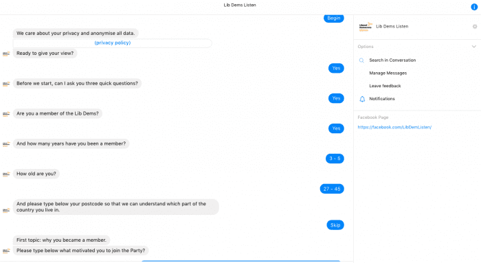 How to use Facebook Messenger for research | Smart Insights