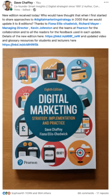 About Dave Chaffey | Smart Insights