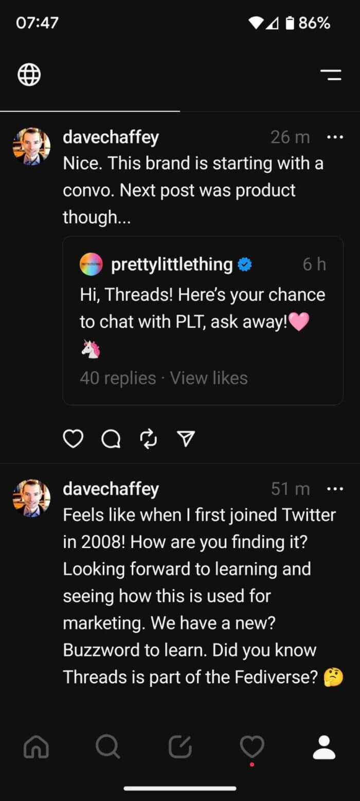 First Look - Using Threads for Marketing | Smart Insights